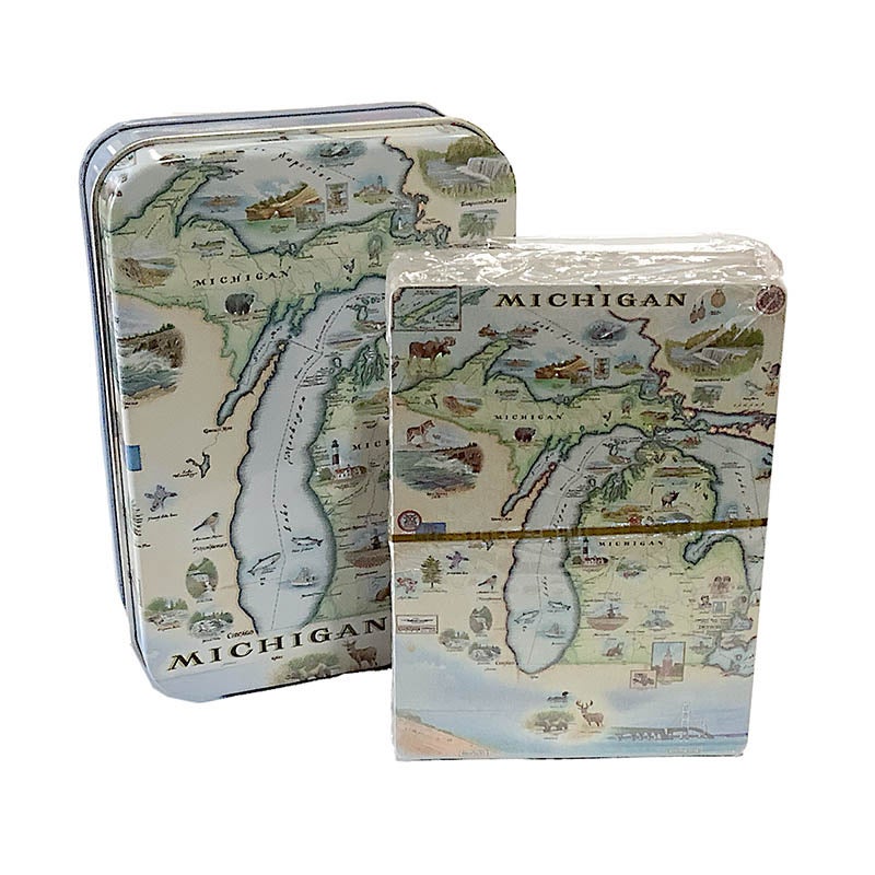 Michigan Map Playing Cards | Michigan Made