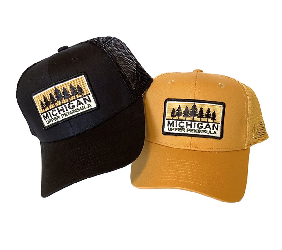 HAT MI Upper Peninsula Pines Meshback Trucker Style Baseball Cap ...